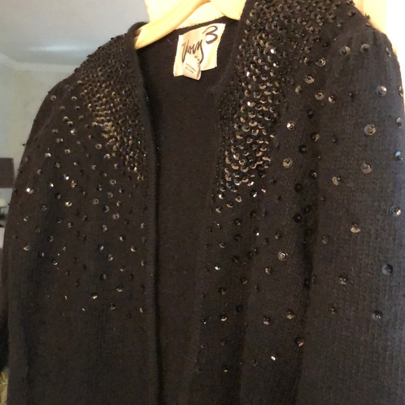 Gloria Furman | Sweaters | Beautiful Vintage Black Sequin Cocktail ...